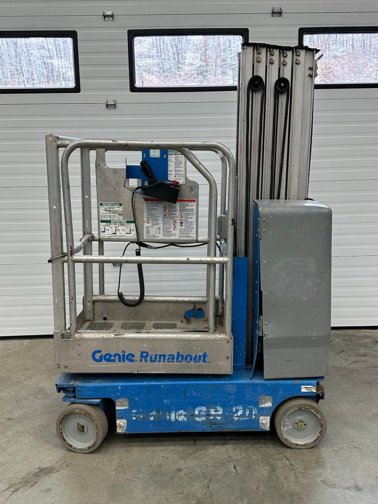 2012 Genie GR-20 Electric Vertical Mast Man Lift - Platinum Truck and ...