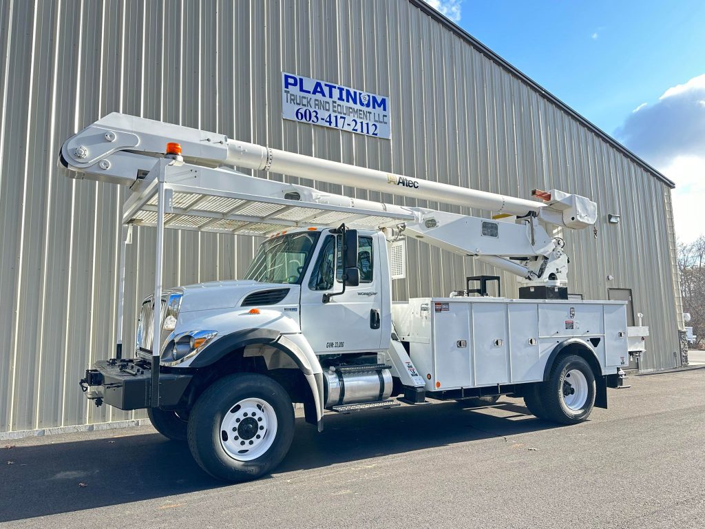 2012 International 7300 4x4 Altec Material Handler Bucket Truck ...