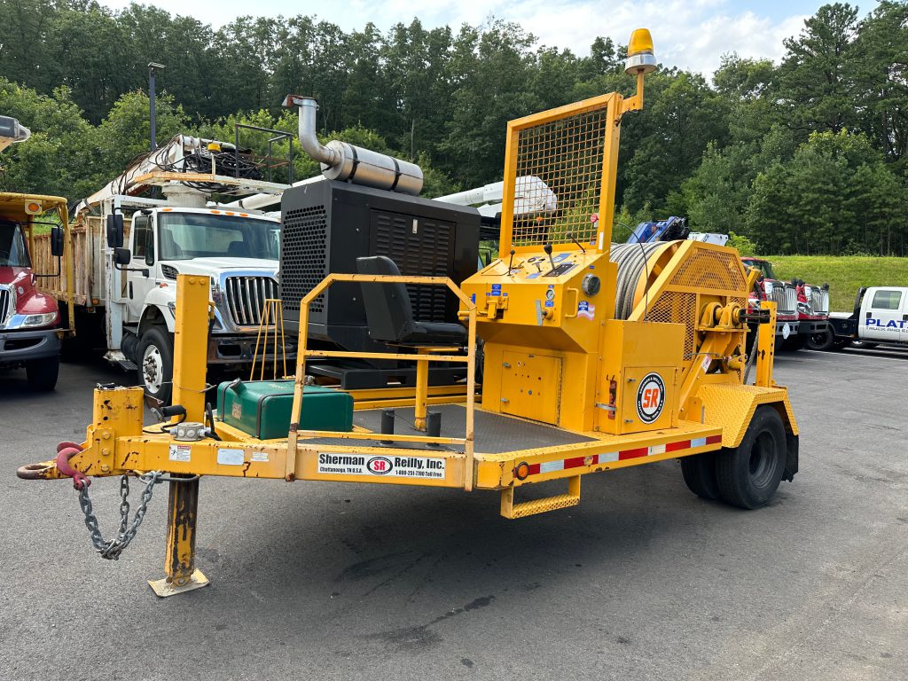 2005 Sherman & Reilly P-6048-D-T Single-Drum Puller/Tensioner Trailer ...