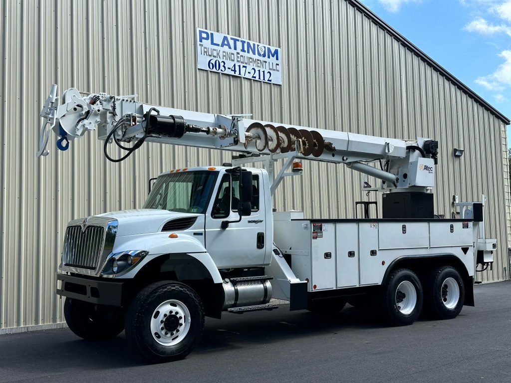 2014 International 7400 6x6 Altec Digger Derrick Truck - Platinum Truck ...