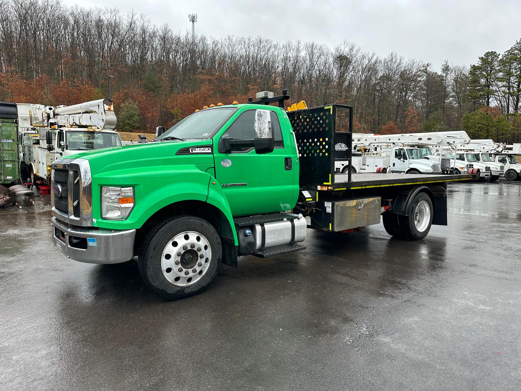2016 Ford F650 Under CDL Miller Roll-off Hook Truck - Platinum Truck ...